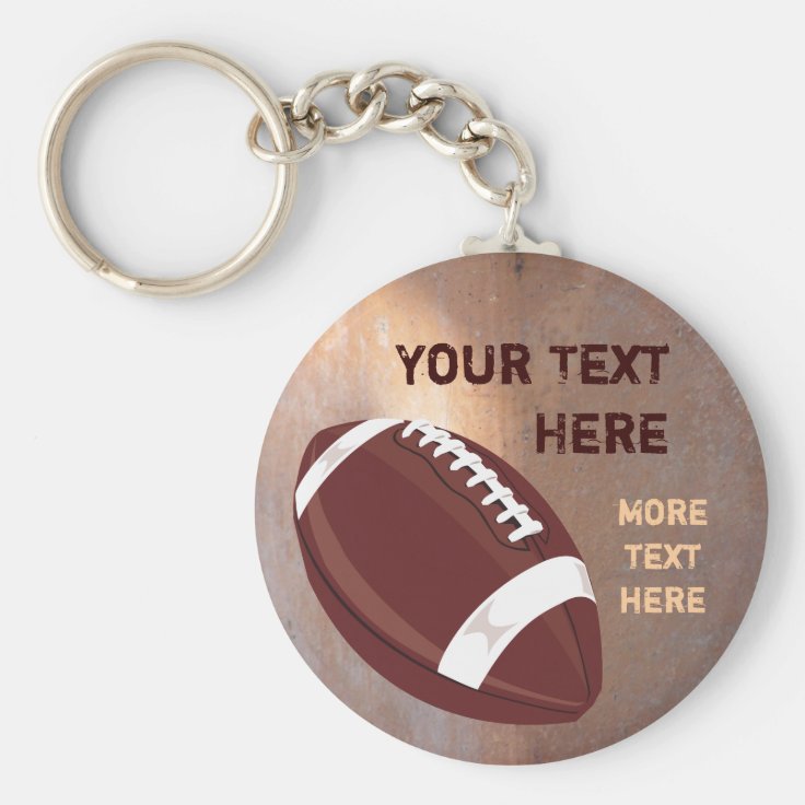 Football Keychain | Zazzle