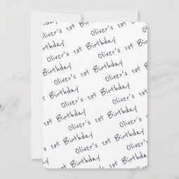 Football Kick Off Boy 1st Birthday Invitation | Zazzle