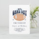 Football Kick Off Boy 1st Birthday Invitation | Zazzle