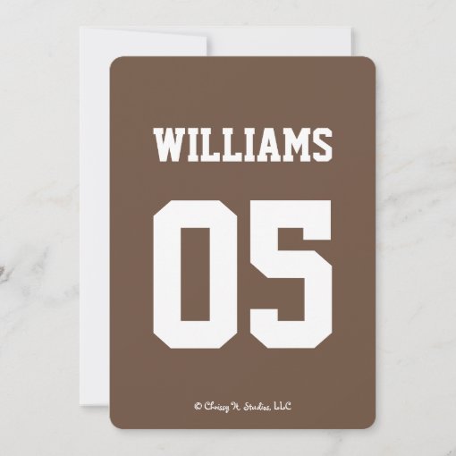 FOOTBALL KICKOFF ANY AGE BIRTHDAY INVITATION | Zazzle