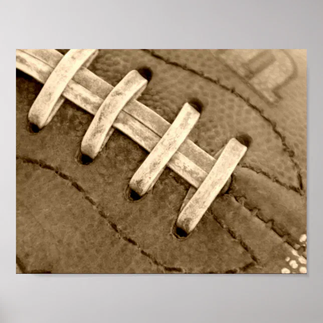 Football Laces Poster | Zazzle