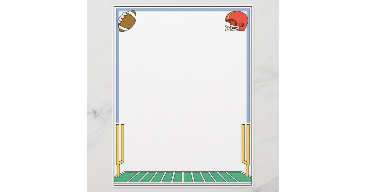 Football Letterhead | Zazzle