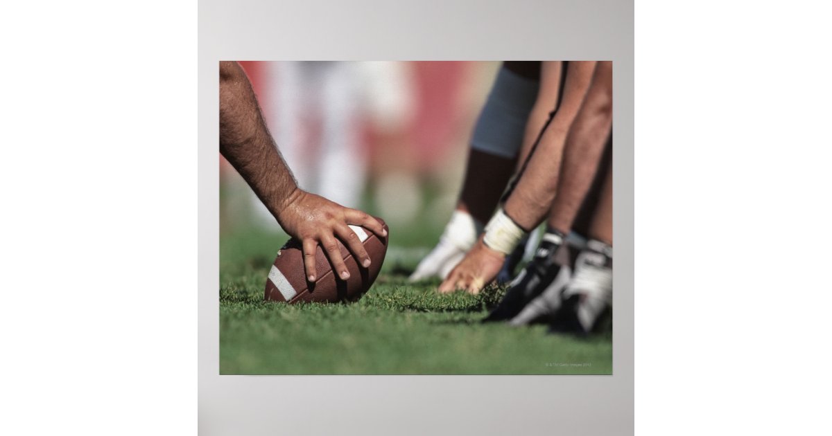Football line of scrimmage poster | Zazzle