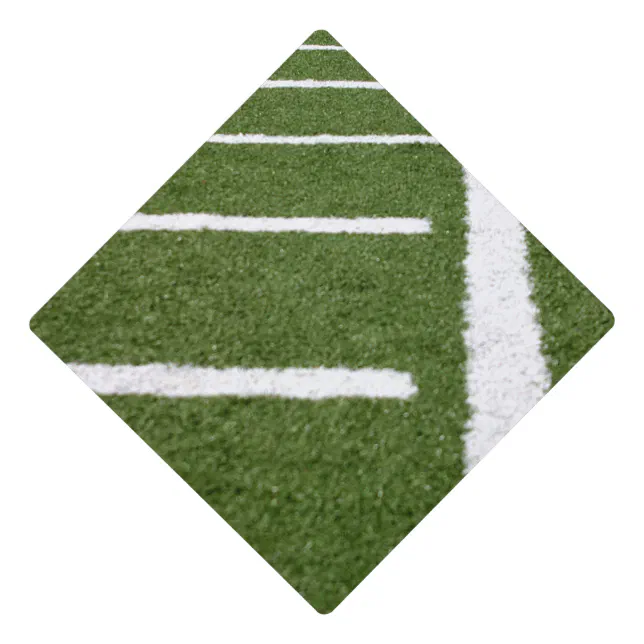 Football Lines Graduation Cap Topper | Zazzle