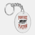 Football Offensive Lineman Pancake Platoon Keychain | Zazzle