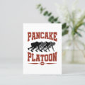 Football Offensive Lineman Pancake Platoon Postcard | Zazzle
