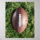 Football on Grass Poster | Zazzle