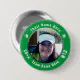 Football or Any Athletic Sport Spirit Photo green Button | Zazzle