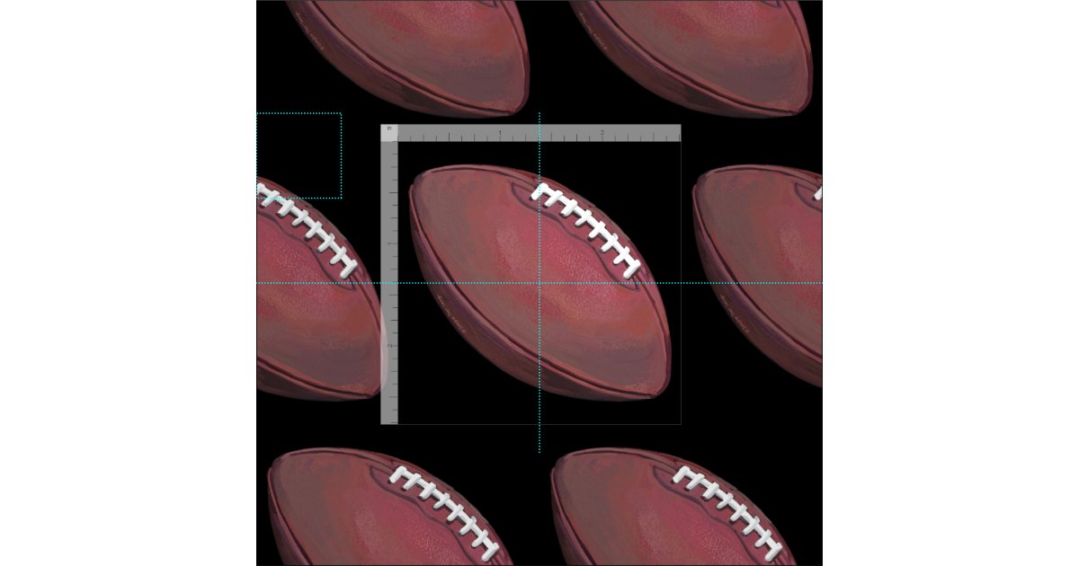 Football Pattern Fabric | Zazzle