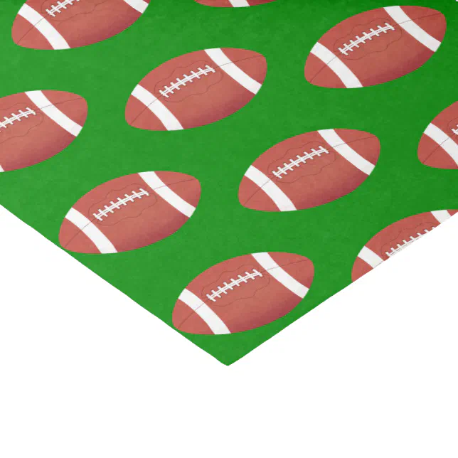 Football Pattern Tissue Paper | Zazzle