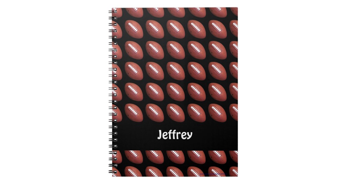 Football Personalized Notebook | Zazzle