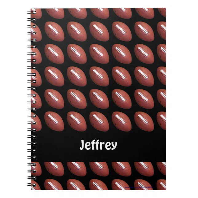 Football Personalized Notebook | Zazzle