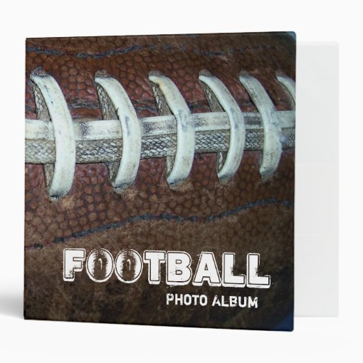 Football Photo Album Binder | Zazzle