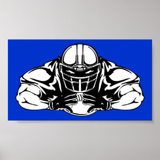 60+ Football Logo Posters | Zazzle