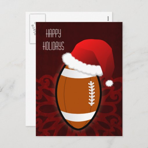 football player Christmas Cards | Zazzle