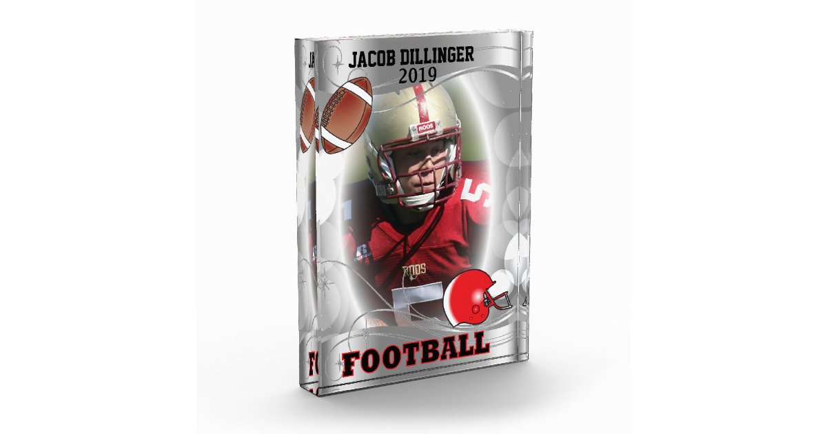 Football Player Design - DIY Photo Template | Zazzle