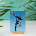Football Player Graduation Athlete Photo Holder | Zazzle