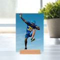 Football Player Graduation Athlete Photo Holder | Zazzle