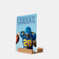 Football Player Graduation Athlete Photo Holder | Zazzle