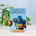 Football Player Graduation Athlete Photo Holder | Zazzle