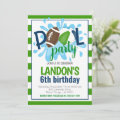 Football Pool Party Birthday Invitation | Zazzle