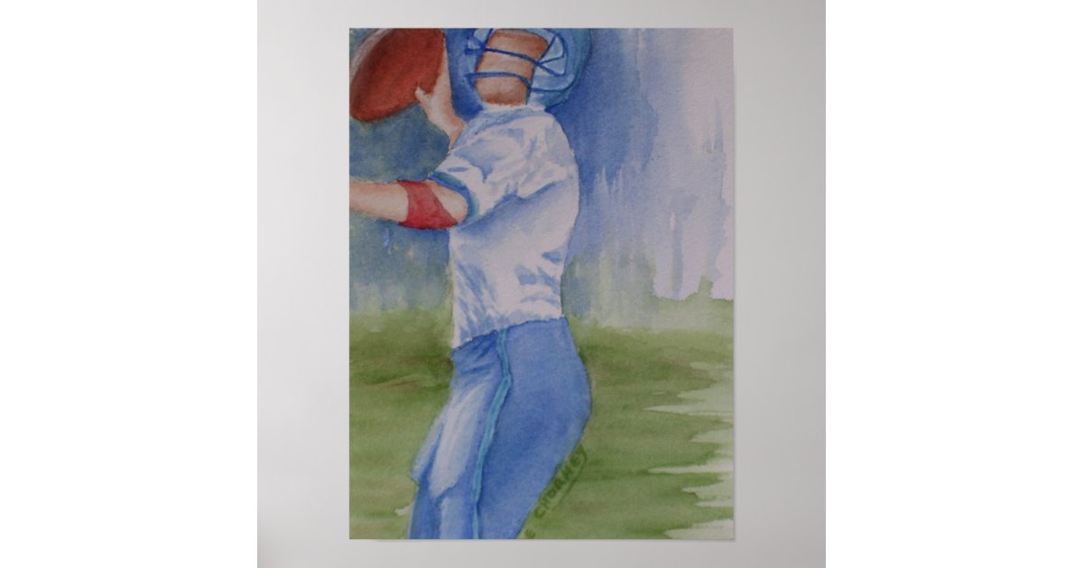 Football Quarterback Poster | Zazzle
