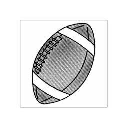 Football Rubber Stamp | Zazzle