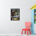 Football Senior Graduation 6 Photo Collage Poster | Zazzle