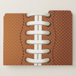 Football Set of File Folders | Zazzle