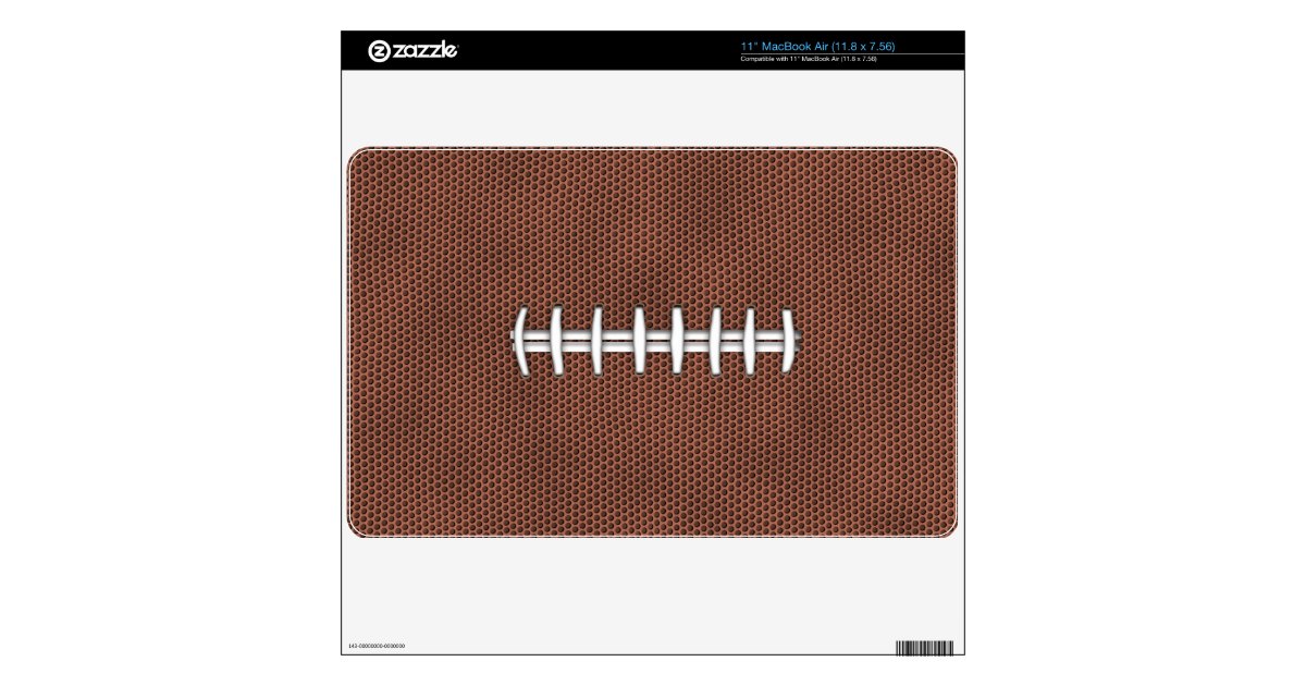 Football Skin For The MacBook Air | Zazzle