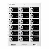 Football Soccer Address Labels | Zazzle