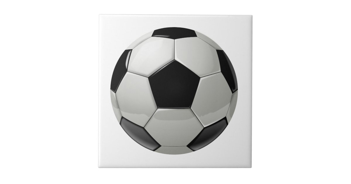 Football Soccer Ball Tile | Zazzle