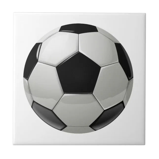 Football Soccer Ball Tile | Zazzle