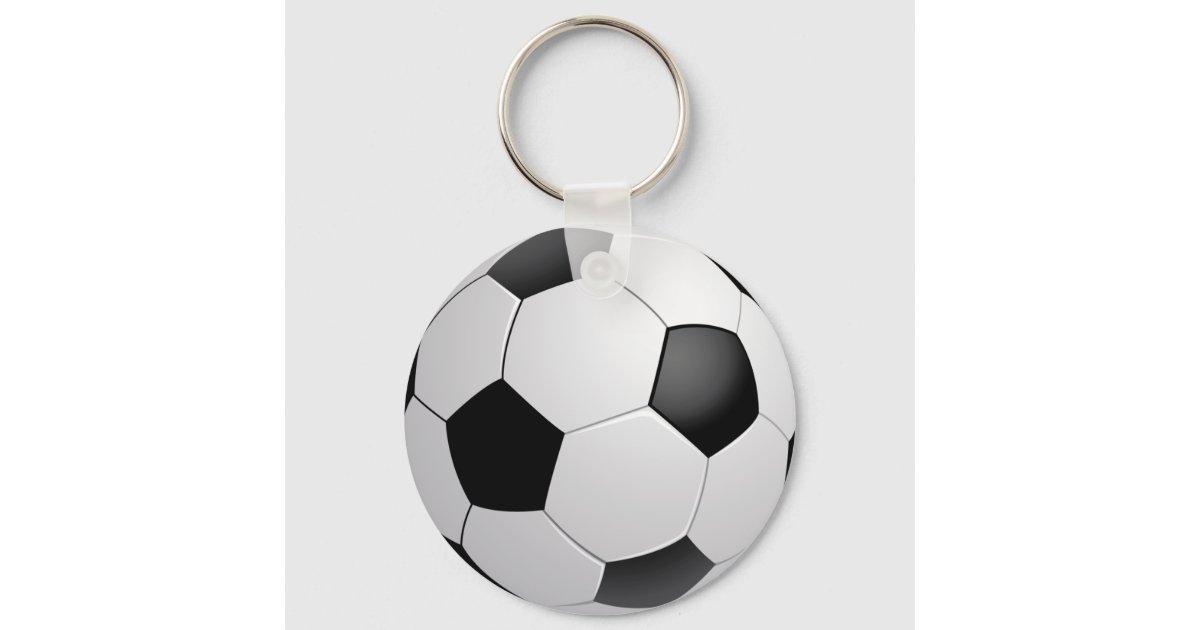Football Soccer Keychain | Zazzle