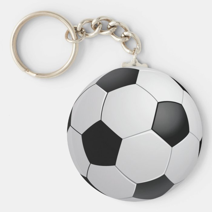 Football Soccer Keychain | Zazzle