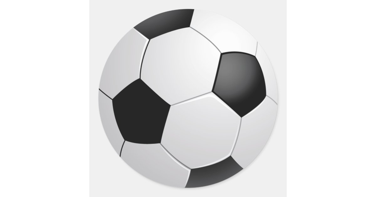 Football Soccer Sticker | Zazzle