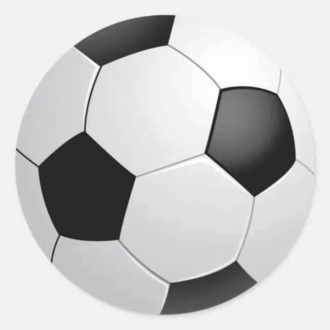 Football Soccer Sticker | Zazzle