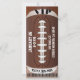 Football Sports Birthday Party VIP Pass Ticket | Zazzle