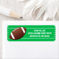 Football Sports Field Label | Zazzle