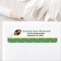 Football Star Sports Theme Custom Address Labels | Zazzle
