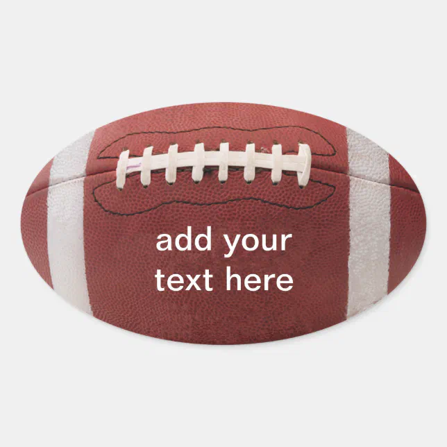 Football Stickers Personalized! | Zazzle