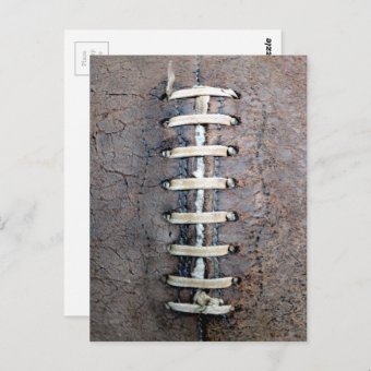 Football Strings vertical Postcard | Zazzle