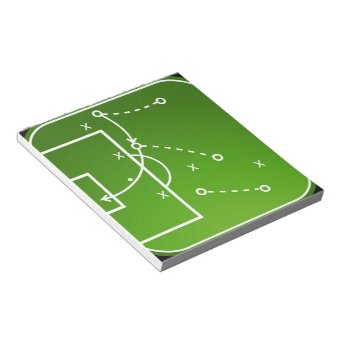 Football tactics board notepad | Zazzle