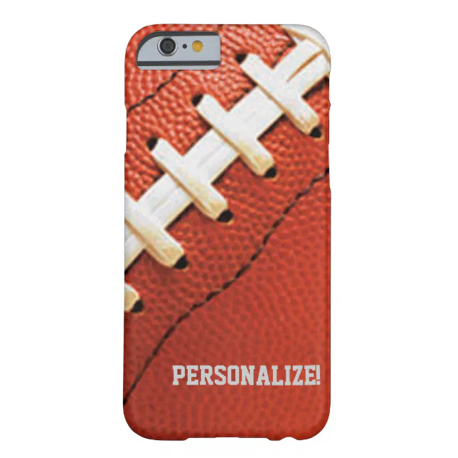 Football Texture Personalized iPhone 6 case | Zazzle