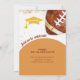 Football Themed Graduation Party Invitation | Zazzle