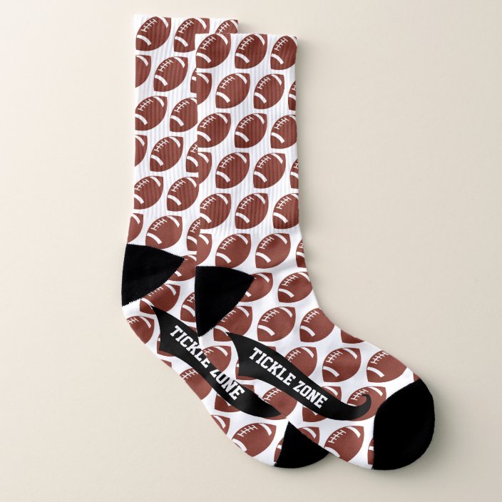 Football Tickle Zone Socks | Zazzle.com