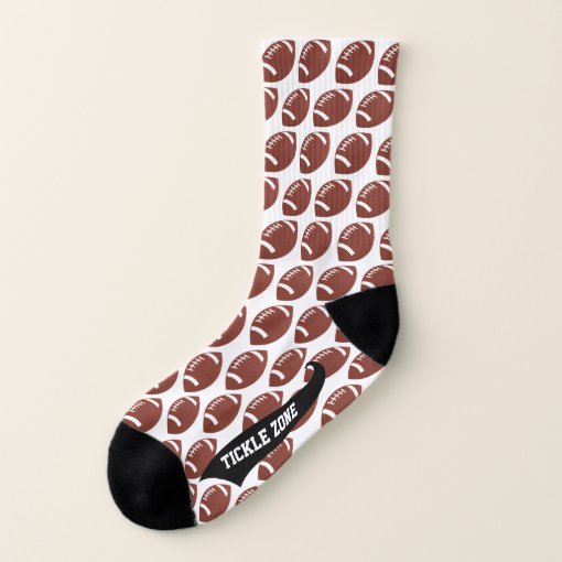 Football Tickle Zone Socks | Zazzle