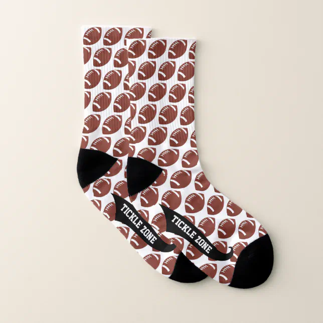 Football Tickle Zone Socks | Zazzle