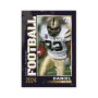 Blue Pro American Football Player Trading Card | Zazzle