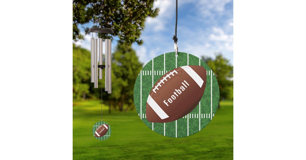 Football wind chime | Zazzle